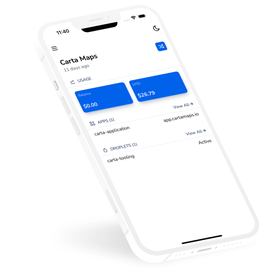 Mission Control: app para Android permite gerenciar a Digital Ocean