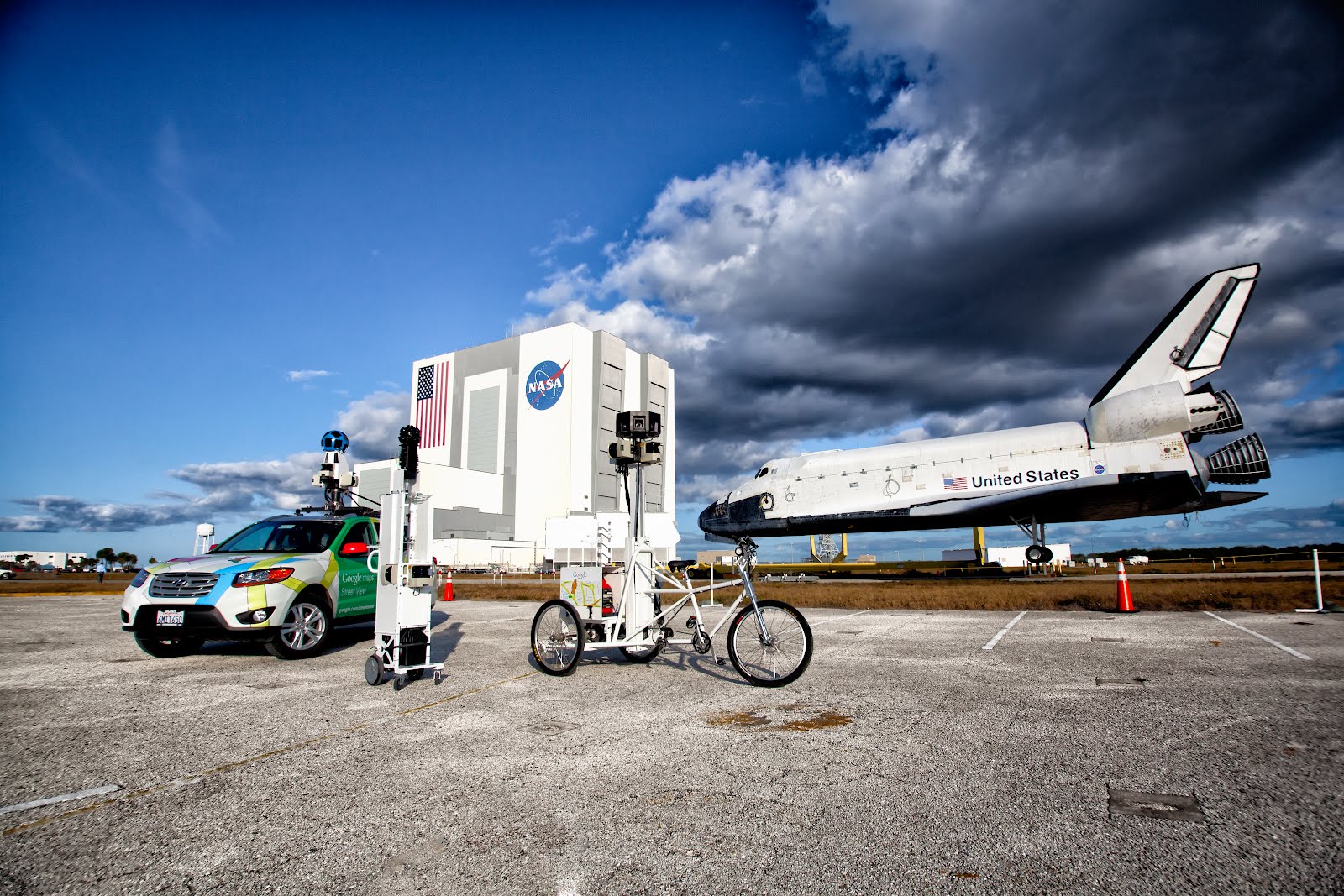 Explore o Centro Espacial da NASA pelo Google Street View
