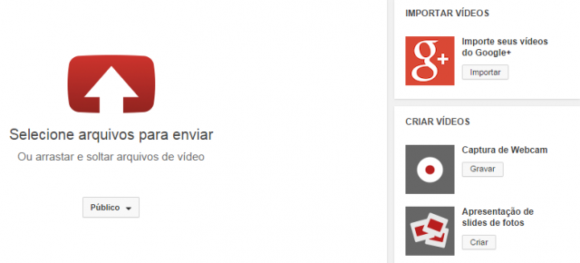 YouTube ganha opção de importar vídeos do Google+